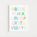 Pastel Alphabet Poster – Lime Green Dolly
